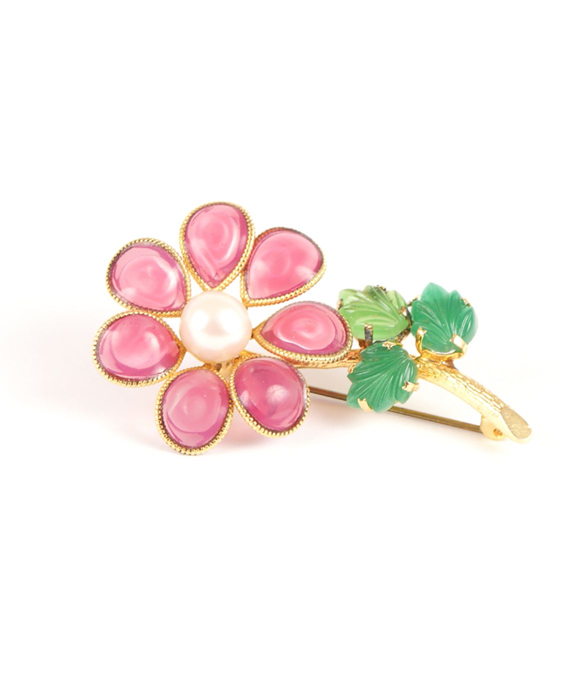 Vintage Christian Dior Gripoix Flower Brooch