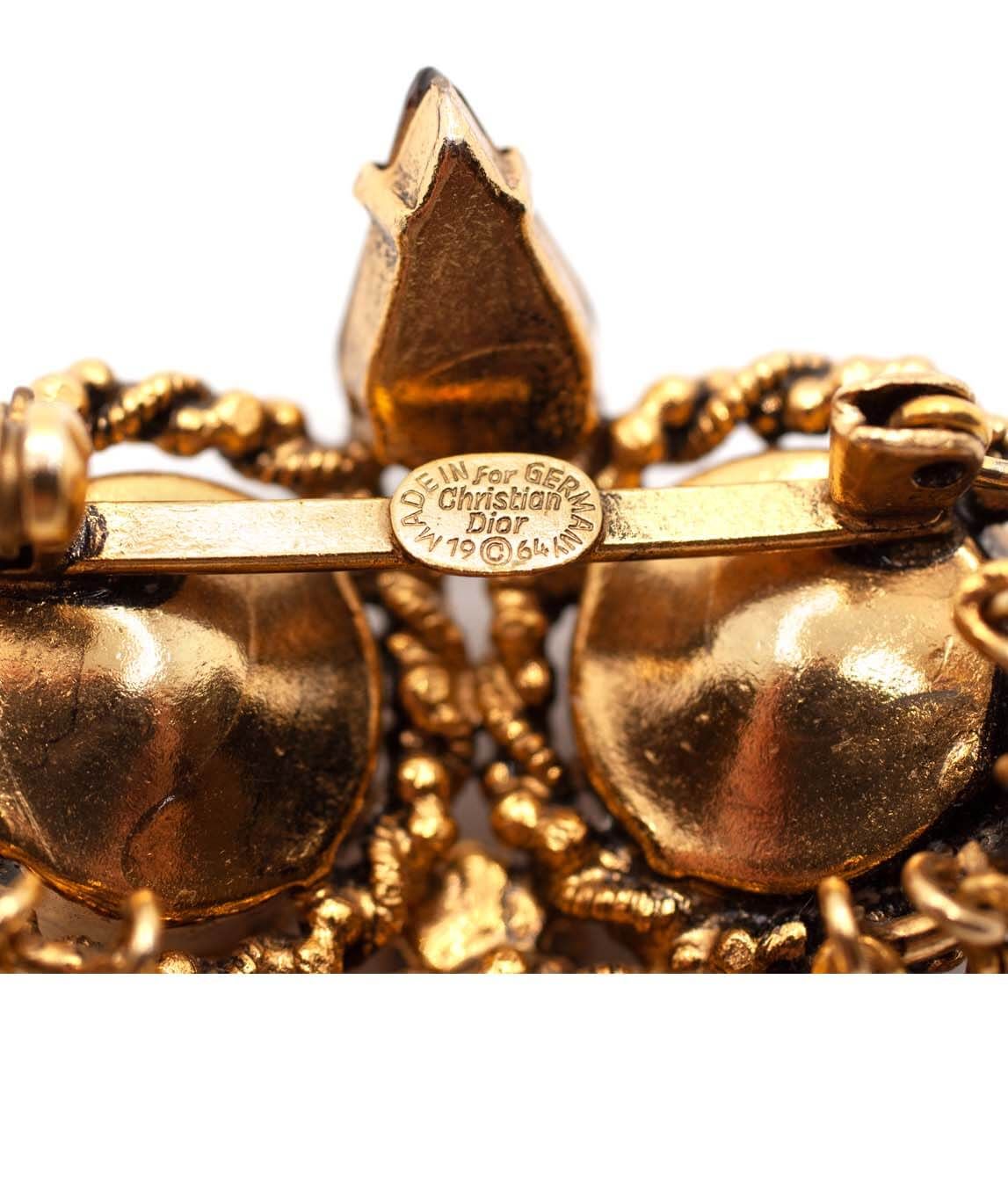 Vintage Christian Dior Brooch | Gadelles Vintage